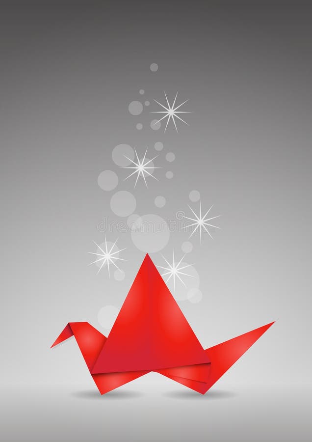 Bird origami sign icons stock illustration. Illustration of origami ...