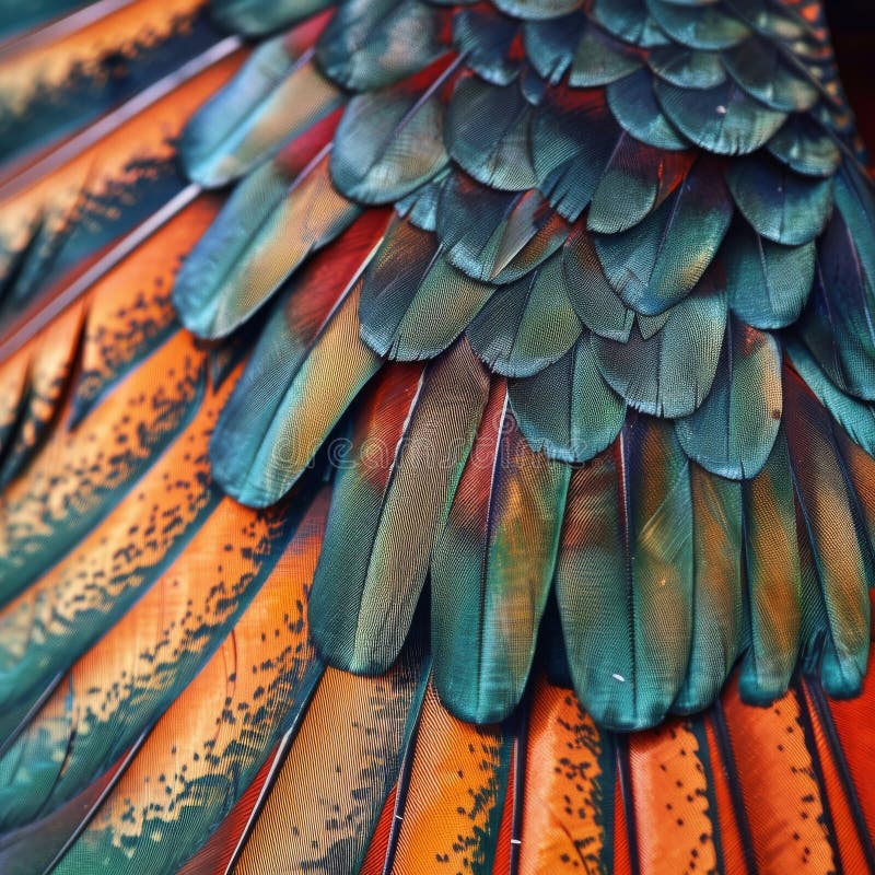 Bird Parrot Wings that Create a Mesmerizing Display of Patterns when in ...