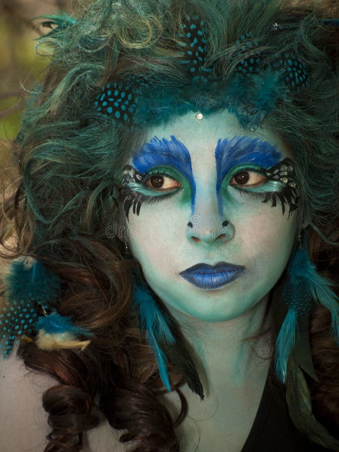 Bird People stock photo. Image of green, birdlike, modeling - 24535146