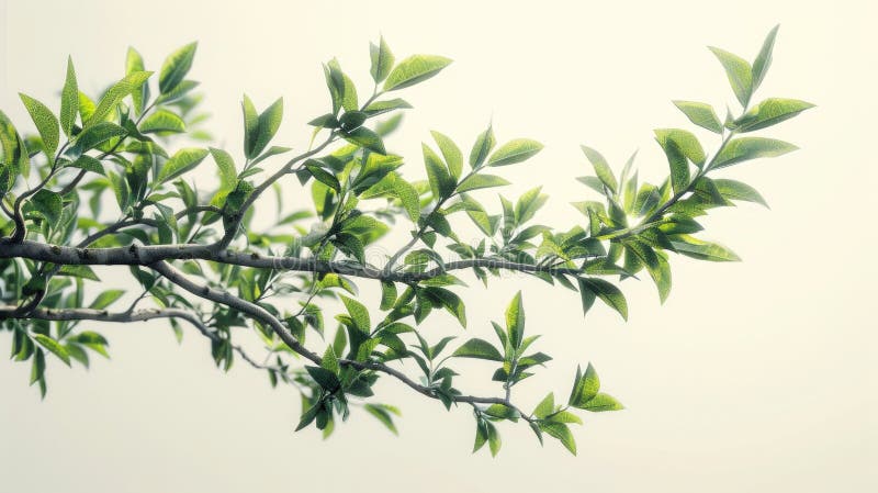 A Bird Perched on a Tree Branch, Suitable for Nature Concepts Stock ...