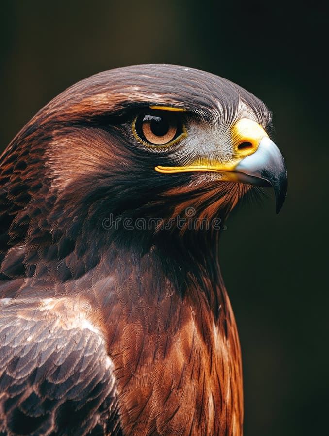 Bird of prey close-up stock image. Image of raptor, hawk - 373236801