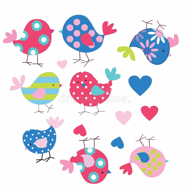 Bird print vector art stock vector. Illustration of little - 298032310