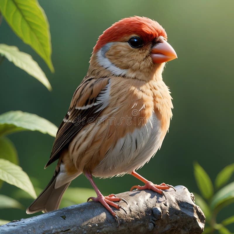 The Bird S Colorful Plumage and Delicate Features are Highlighted in a ...