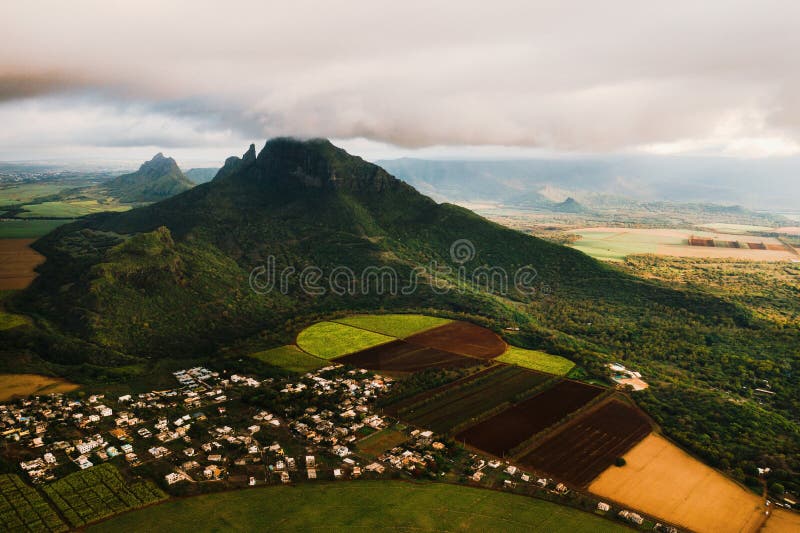 Top View of the Mountains on the Island of La Gomera, Canary Islands ...