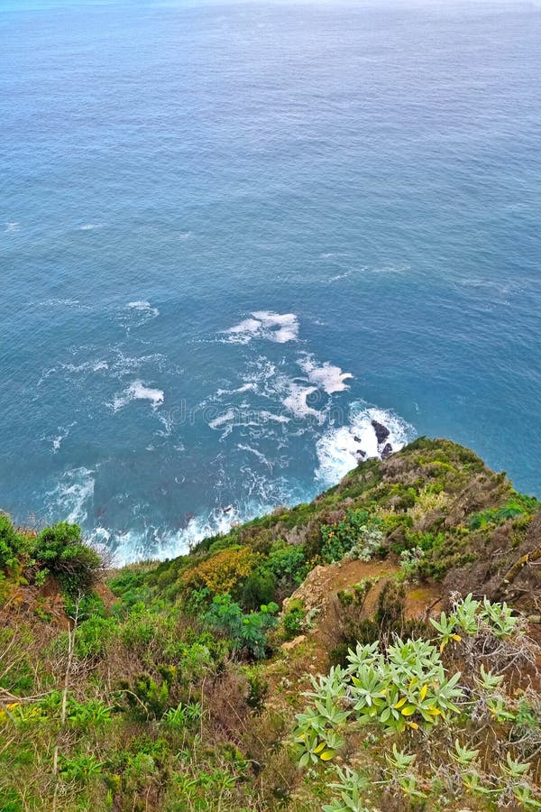 A Bird S-eye View of the Coast in the Ocean or Sea. Stock Photo - Image ...