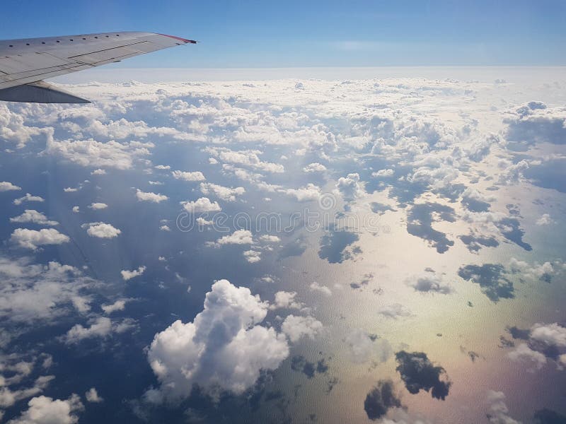 Bird`s-eye View during the Flight Stock Photo - Image of flight ...