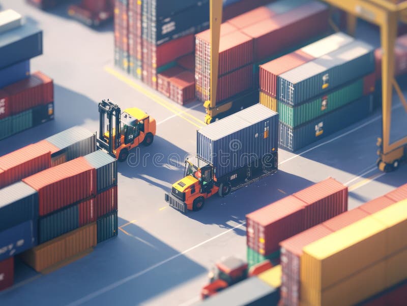 Bird S-Eye View of a Methodical Warehouse Configuration Highlighting ...