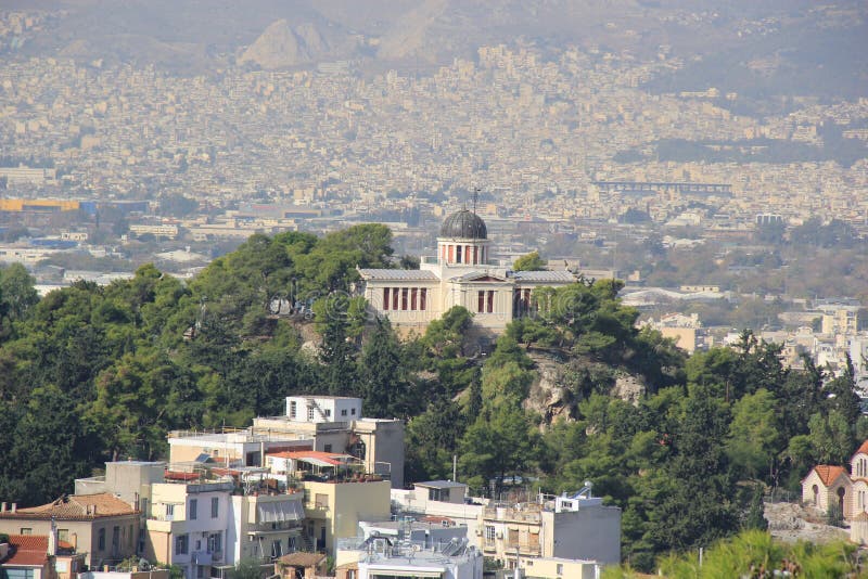 Bird S Eye View of the National Observatory of Athens Stock Image ...
