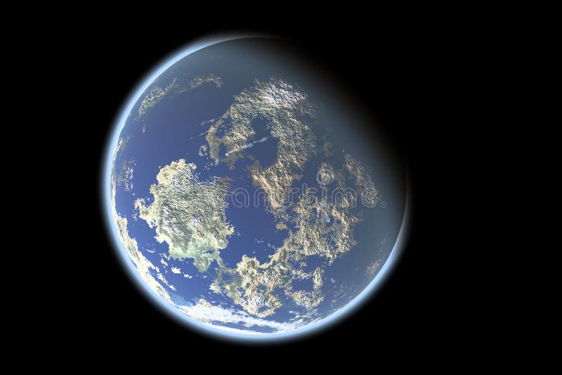 Bird's Eye View Of Planet Picture. Image: 3725132