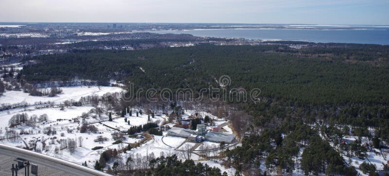 Bird s eye view. stock image. Image of winter, mountain - 44729663