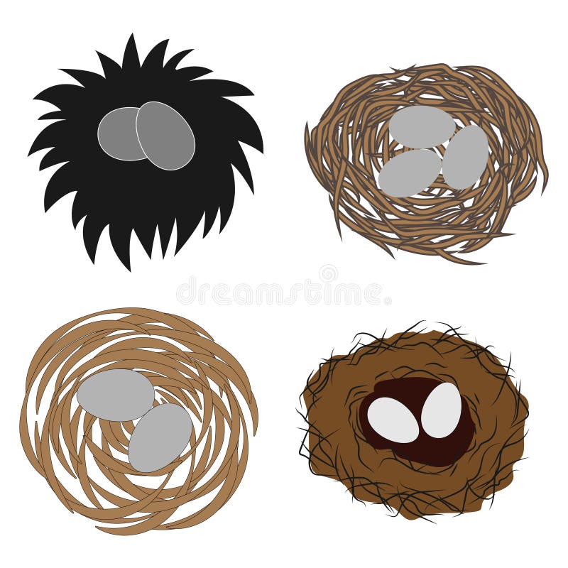 Birds Nest Clipart Stock Illustrations – 265 Birds Nest Clipart Stock ...