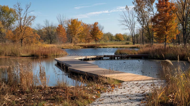 Bird Sanctuary at Repurposed Landfill Tranquil Trails for Migratory ...
