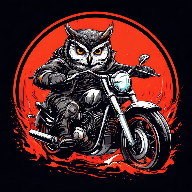 . a Bird with a Scared Face Rushes on a Stock Illustration ...