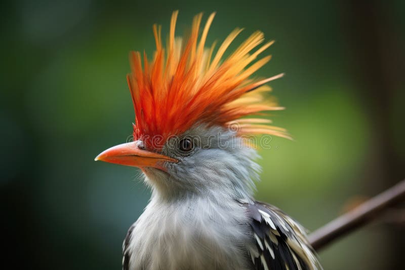 A Bird Shedding Its Feathers in Close View Stock Photo - Image of ...