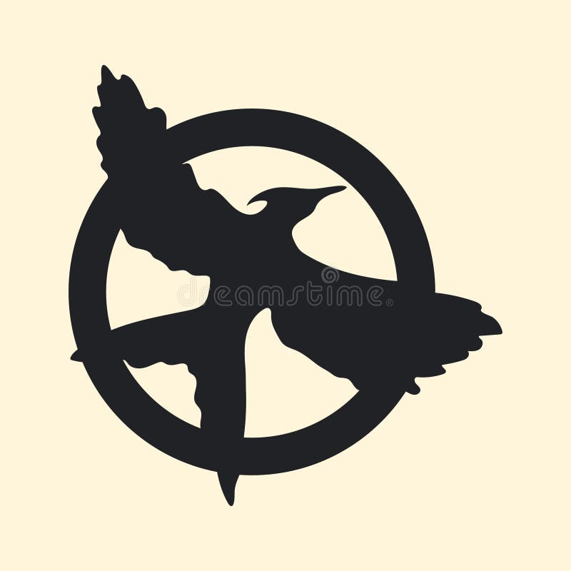 Bird Sign Mockingjay. Vector Illustration Stock Vector - Illustration ...