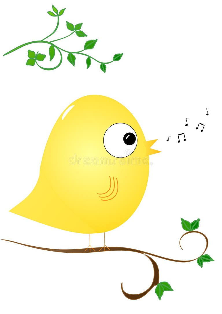Bird Cartoon Singing Tree Stock Illustrations – 720 Bird Cartoon ...