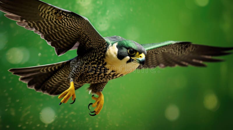 Bird Soaring through Sky. Perfect for Nature and Wildlife Themes Stock ...