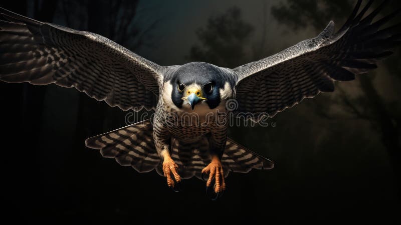 Bird Soaring through Sky. Perfect for Nature and Wildlife Themes Stock ...