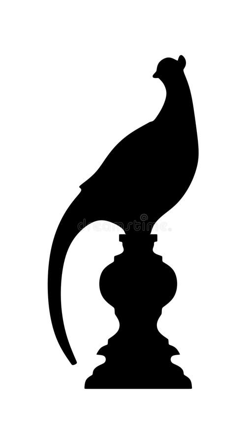 Bird Statue Figure stock illustration. Illustration of isolated - 177392286