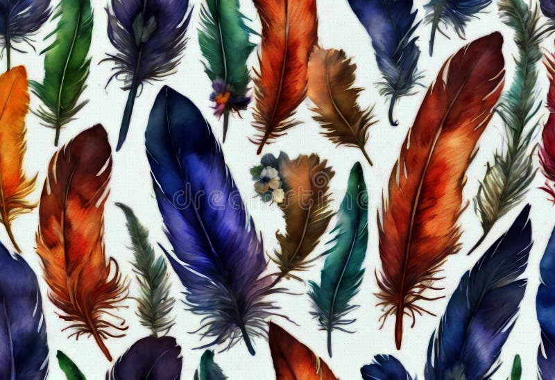 Bird Texture Pattern Wing Border Wild Wrapper Aquarelle Pattern Flower ...