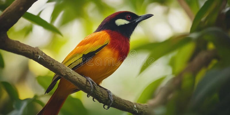 Bird on Tree Branch stock photo. Image of animals, environment - 375871330