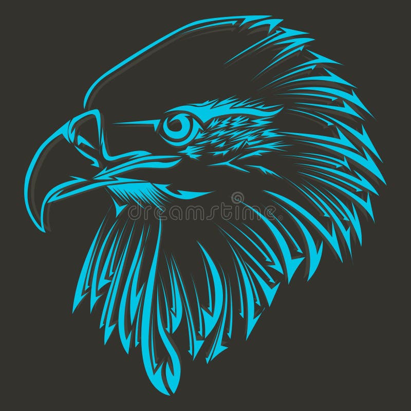 Stylized Hawk Tribal Stock Illustrations – 259 Stylized Hawk Tribal ...