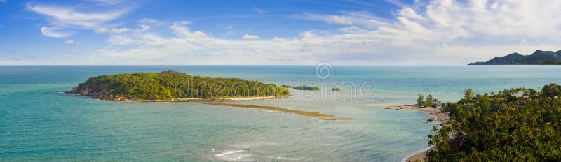 Bird view on koh samui stock image. Image of peaceful - 13083789