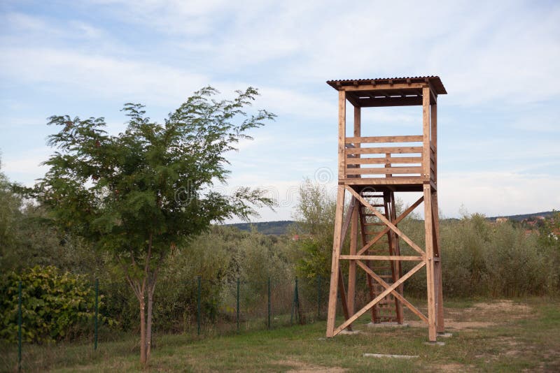 Bird watching platform stock image. Image of rural, bird - 47928103