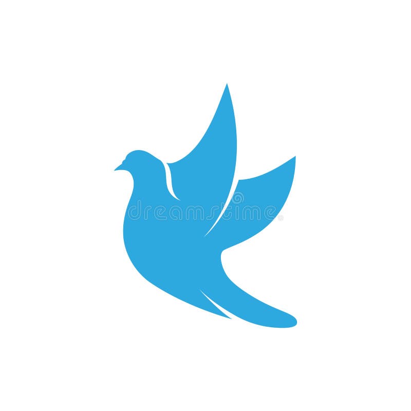 Bird Wing Dove Icon Template Vector Illustration Stock Vector ...