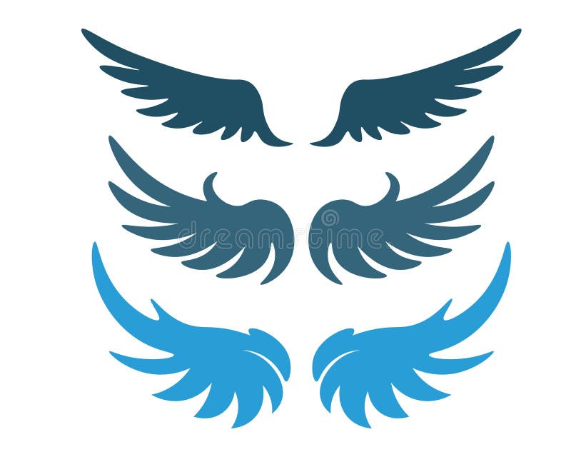 Bird Wing Dove Logo Template Vector Illustration Stock Vector ...