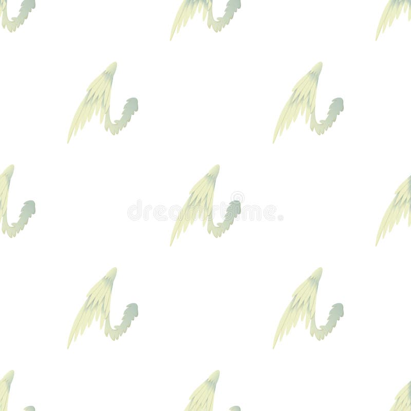 Bird Wing Pattern Seamless Vector Stock Vector - Illustration of ...