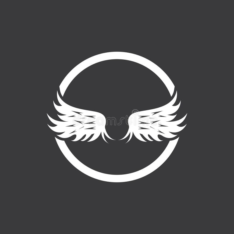 Bird Wings Icon and Symbol Template Illustration Stock Illustration ...
