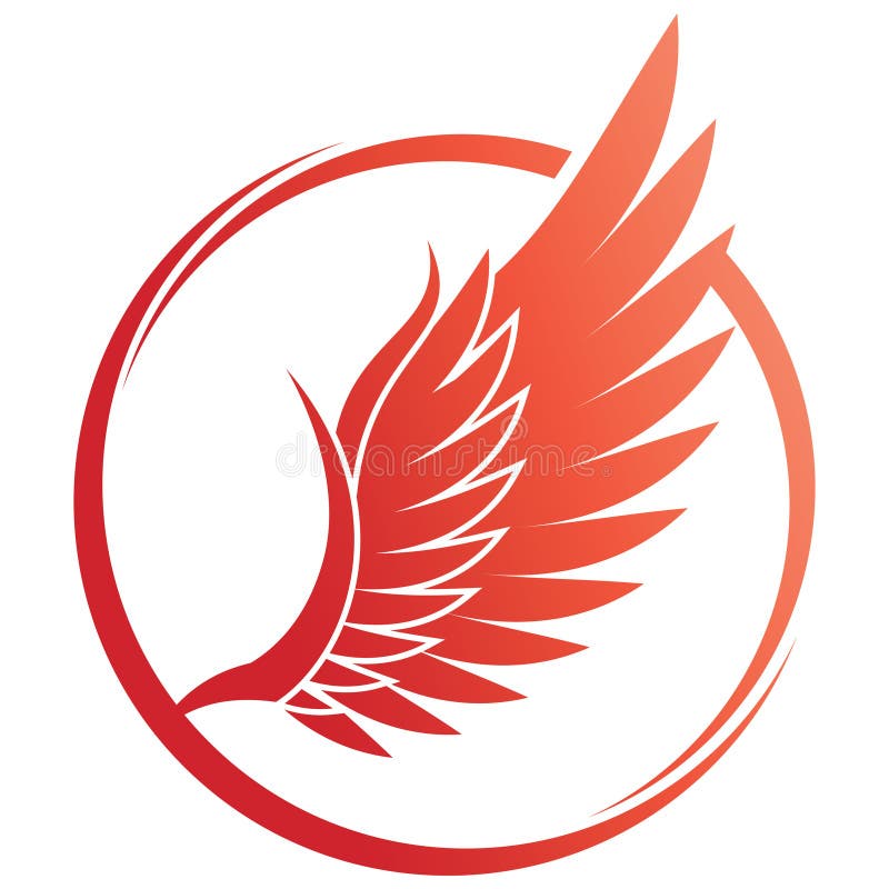 Bird Wings Illustration Logo Stock Vector - Illustration of flight ...