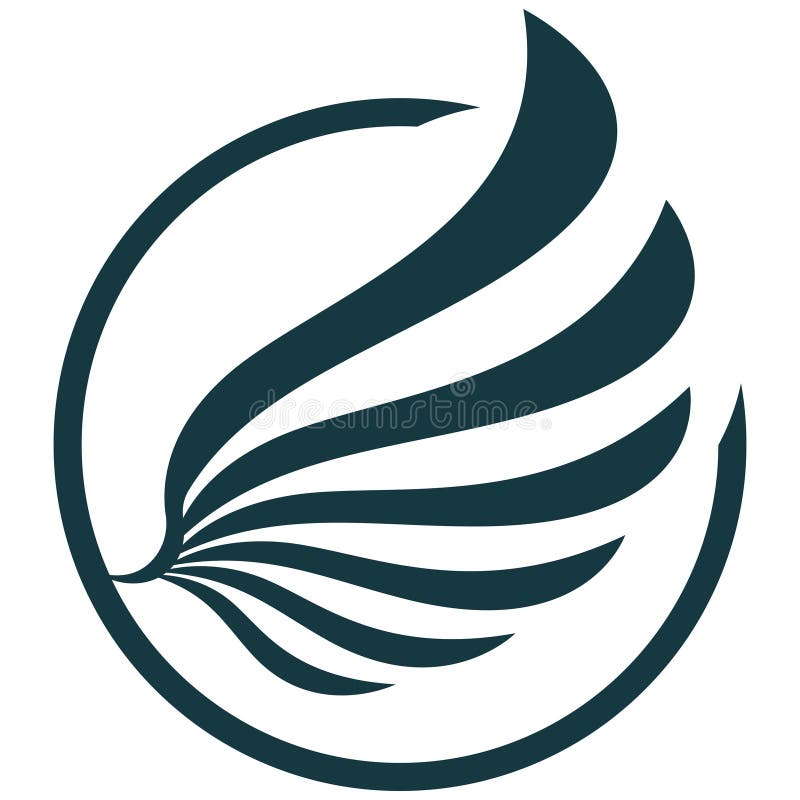 Bird Wings Illustration Logo Stock Vector - Illustration of feather ...