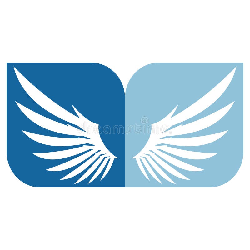 Bird Wings Illustration Logo Stock Illustration - Illustration of ...