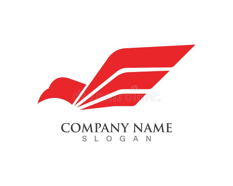 Bird Wings Logo and Vector Sign Abstract Bird in Flight Stock ...