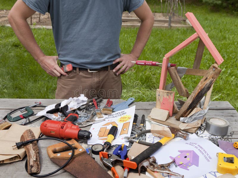 Bird House Fail stock image. Image of fail, father, incapable - 31745987