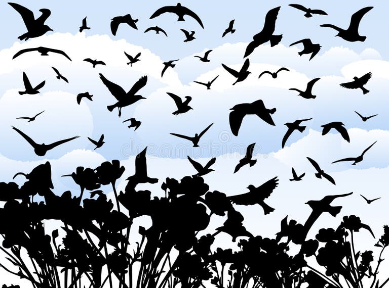 Birds Migration Stock Illustrations – 5,726 Birds Migration Stock ...