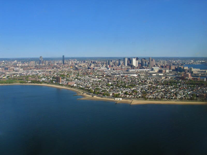 Birds Eye Boston stock image. Image of buildings, city - 13120091