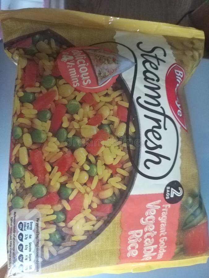 Birds Eye SteamFresh Rice editorial stock image. Image of birds - 150297499