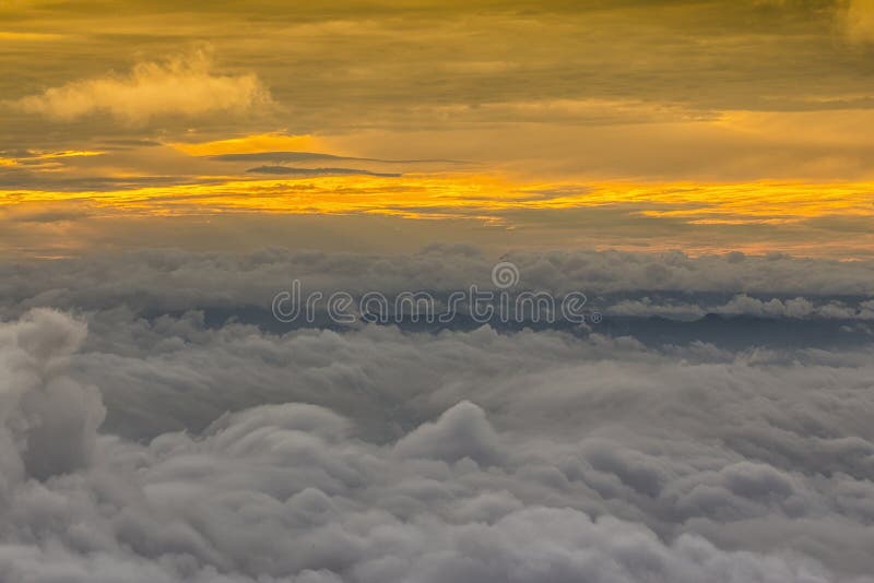 Birds Eye View of Above Cloud and Sky, Stock Photo - Image of ...