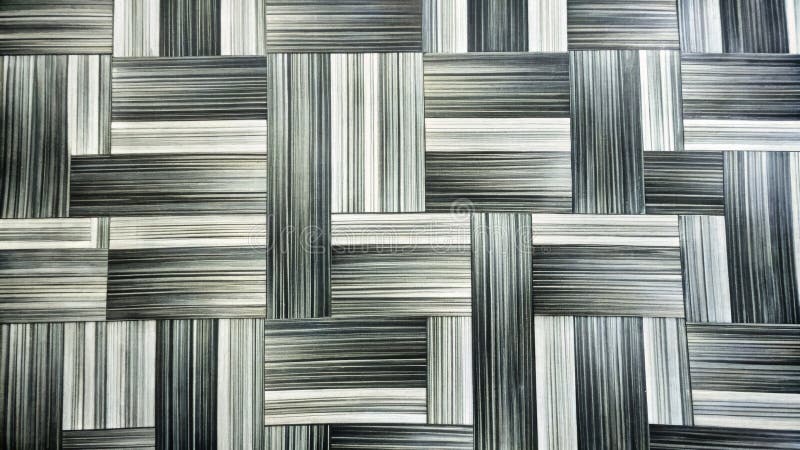 Birds-Eye View Grey and White Striped Parquet Floor Stock Illustration ...