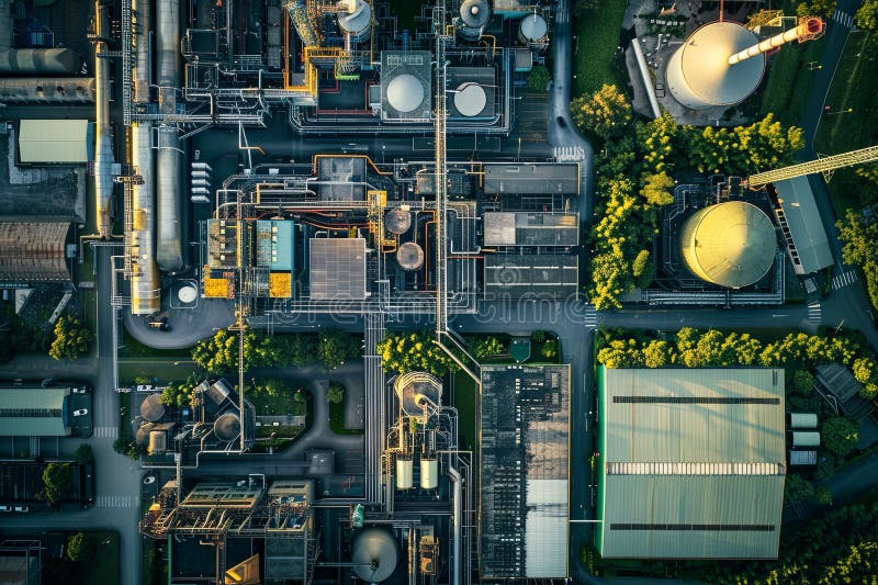 A Modern Manufacturing Plant Featuring Advanced Robotic Arms and ...