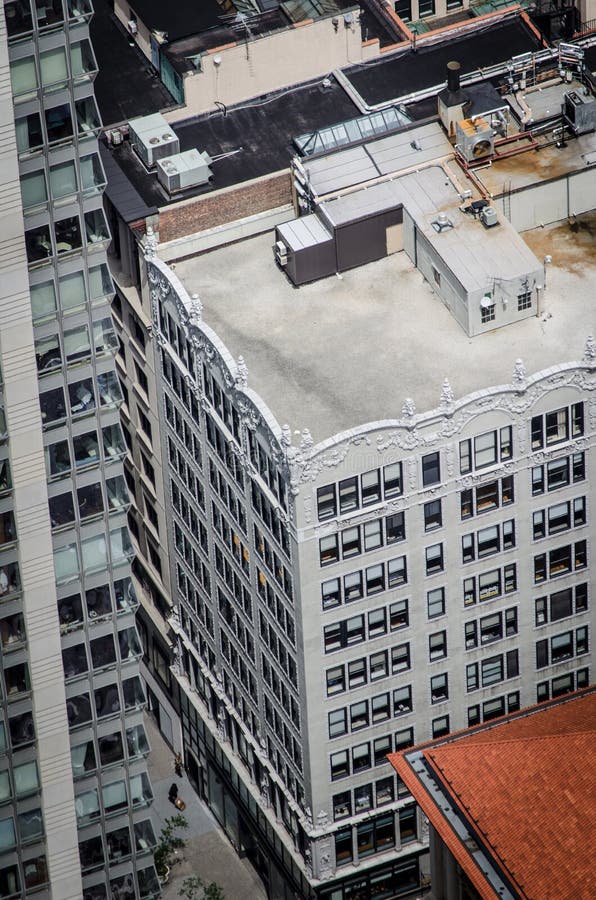 Birds eye view of New York stock photo. Image of street - 31335046