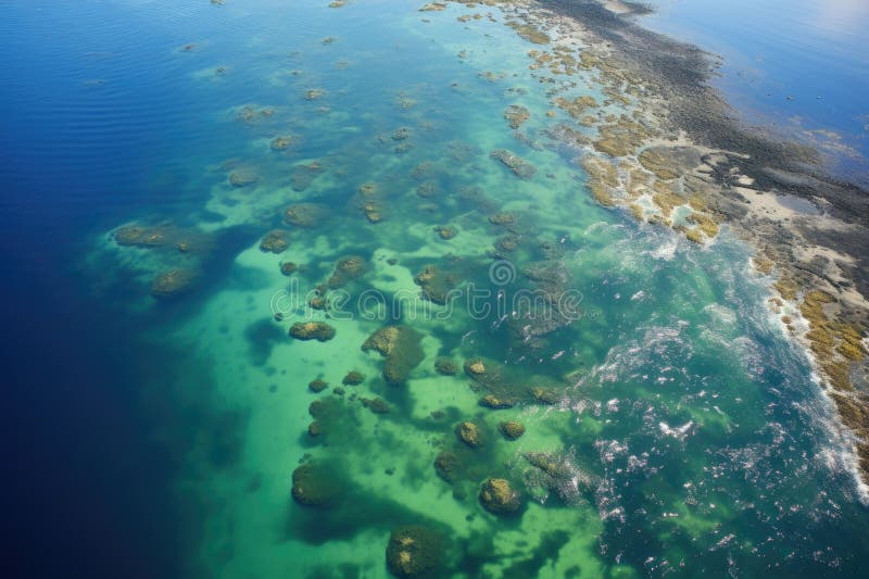 Birds Eye View of a Vast, Pollution-free Ocean Stock Photo - Image of ...