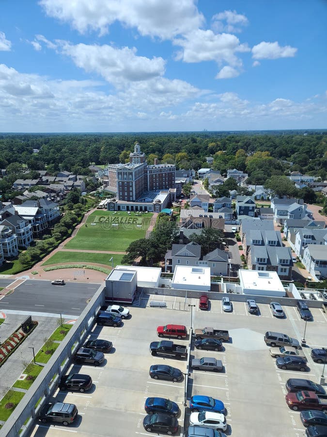 Birds Eye View in Virginia Beach Stock Image - Image of skyscraper ...