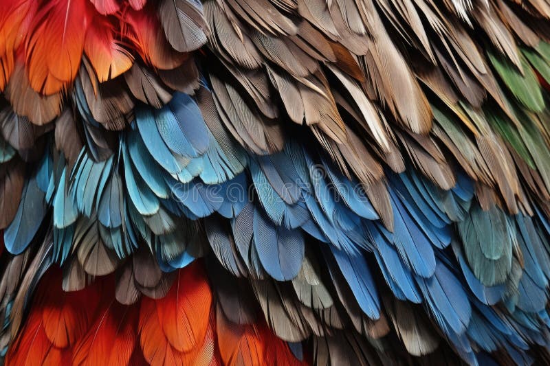 Birds Feathers Layered and Dense Stock Photo - Image of feathers ...