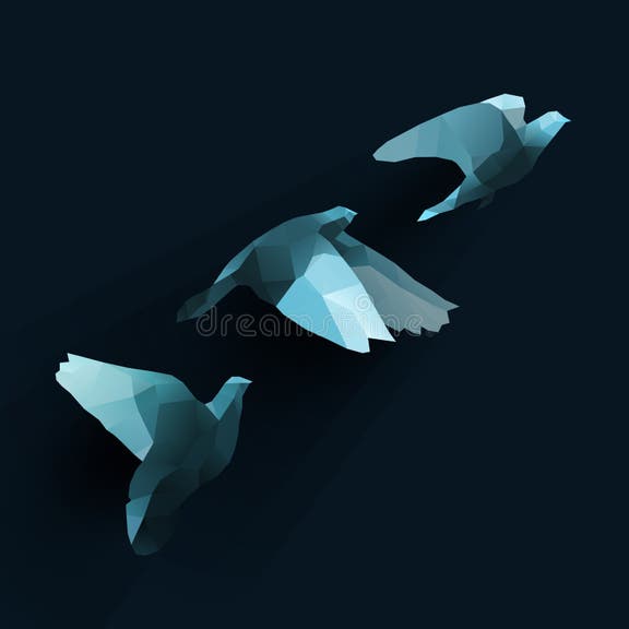 Dove Polygon Stock Illustrations – 1,079 Dove Polygon Stock ...