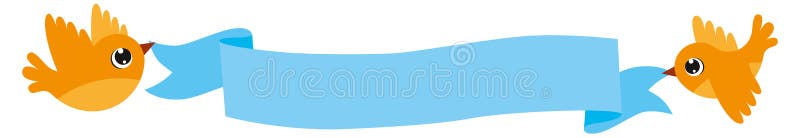 Banner with the Birds in the Sky Stock Vector - Illustration of fresh ...