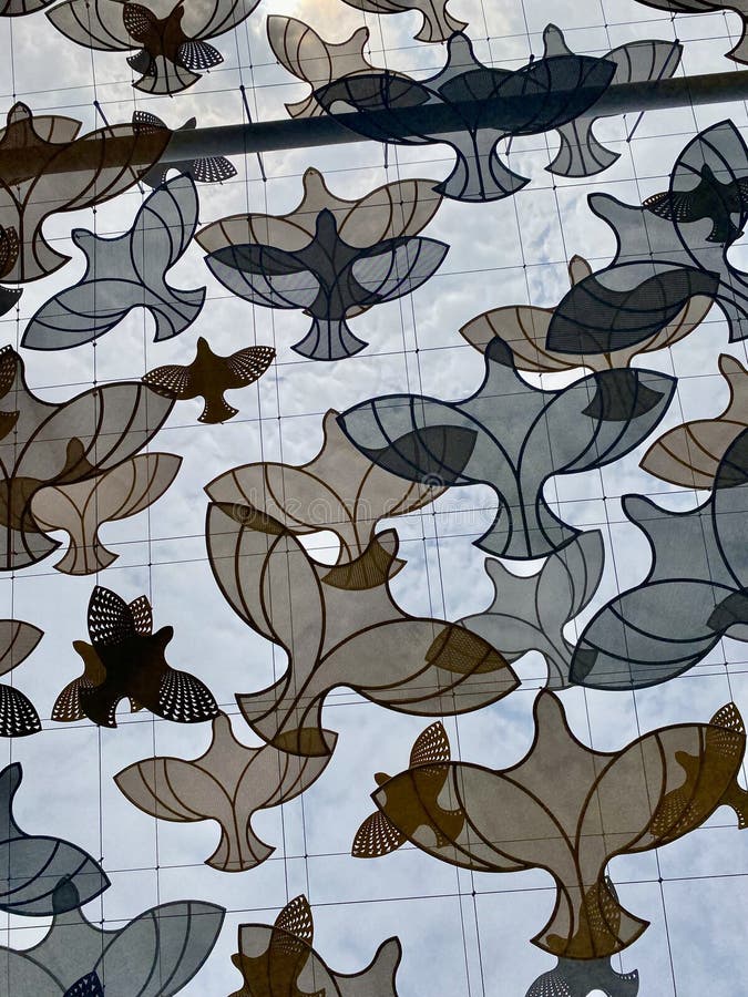 Birds Graphic Design in the Sky Stock Image - Image of birds, city ...